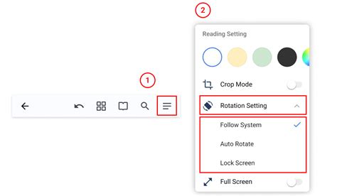 How to Set Screen Rotation Android Help丨PDF Reader Pro