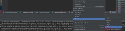 Multiline Tabs Tabs At Bottom Only In One Line IDEs Support IntelliJ Platform JetBrains