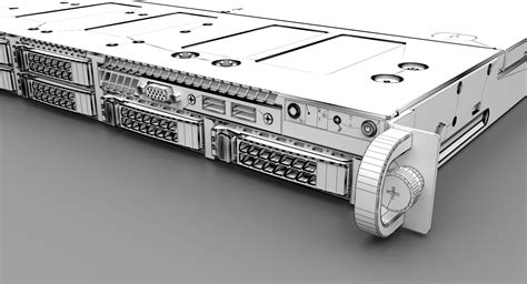 Server Chassis 1u With Board 3d Model 119 Max Obj Free3d