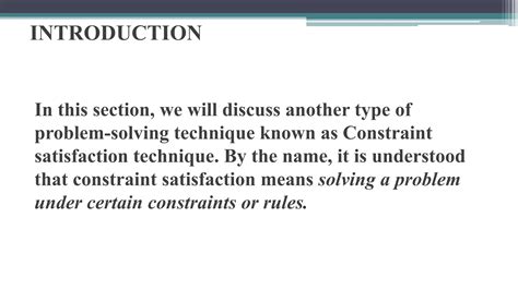 Constraint Satisfaction Problemspptx Programming Languages Computing