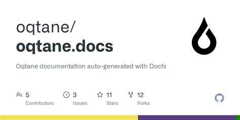 GitHub Oqtane Oqtane Docs Oqtane Documentation Auto Generated With Docfx