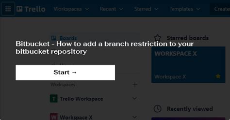 Bitbucket How To Add A Branch Restriction To Your Bitbucket Repository