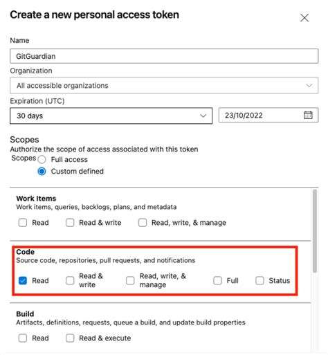 Azure DevOps Native Integration With GitGuardian
