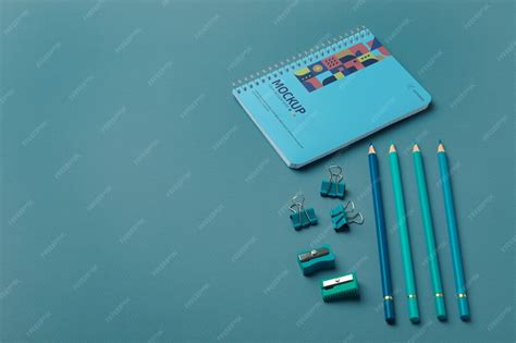 Premium Psd Stationery Mock Up For Memory And Office Reminder