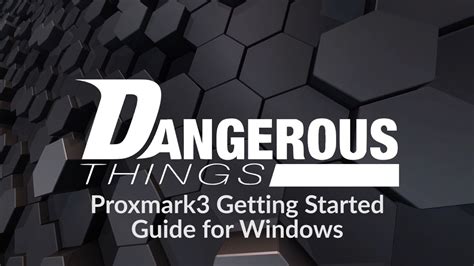 getting started guide for proxmark3 easy on windows youtube