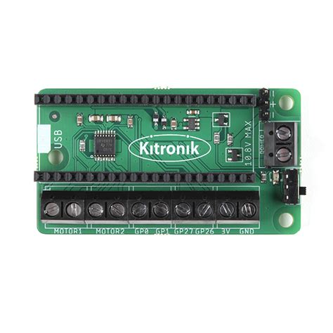 Kitronik Motor Driver Board For Raspberry Pi Pico RoboShop BD