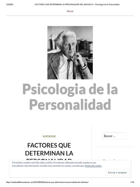 Factores Que Determinan La Personalidad Del Individuo Psicologia De