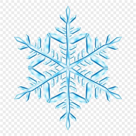 Premium Vector Big Complex Translucent Christmas Snowflake In Light