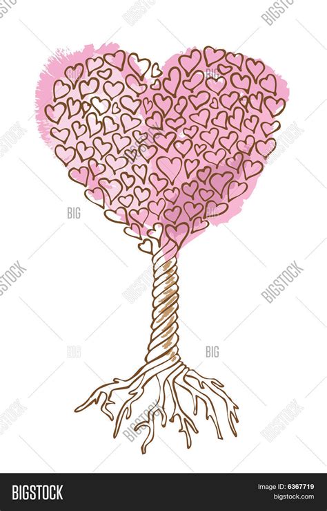 Tree Love Vector Vector Photo Free Trial Bigstock