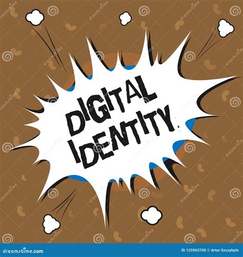 Conceptual Hand Writing Showing Digital Identity Business Photo Text Information On Entity Used