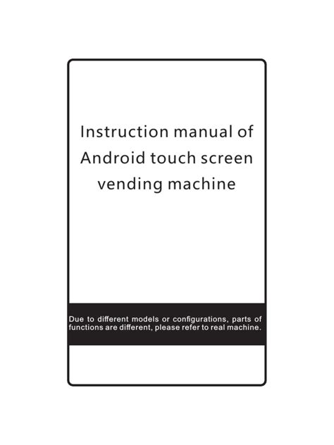 tcn android touch screen vending machine user manual pdf android