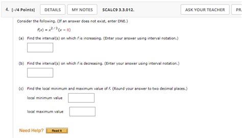 Solved 4 4 ﻿points ﻿scalc9 33012 ﻿consider The