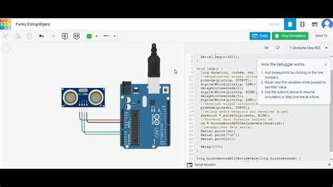 Simulasi Arduino Menggunakan Tinkercad Mobile Robot Obstacle Avoider