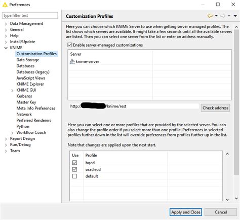 Knime Server Profiles Simplify Db Driver Installation Knime