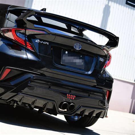 Для Toyota Chr C Hr Авто Abs пластик Неокрашенный задний багажник багажника крыло спойлер