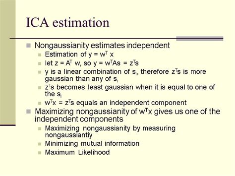Independent Component Analysis The Fast Ica Algorithm Jonathan