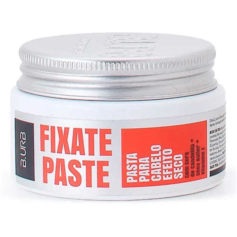 Fixate Paste Pomada Para Cabelo Efeito Seco Fixação Forte 100g Barba