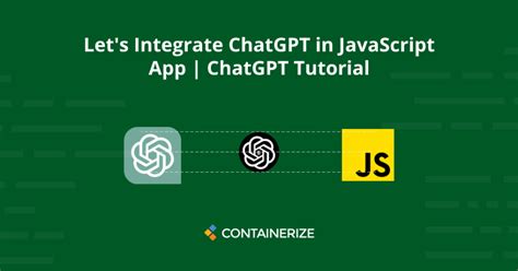 Integrate Chatgpt In Javascript App