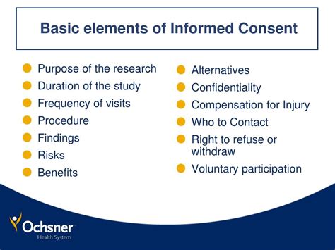 Ppt Informed Consent Process Powerpoint Presentation Free Download