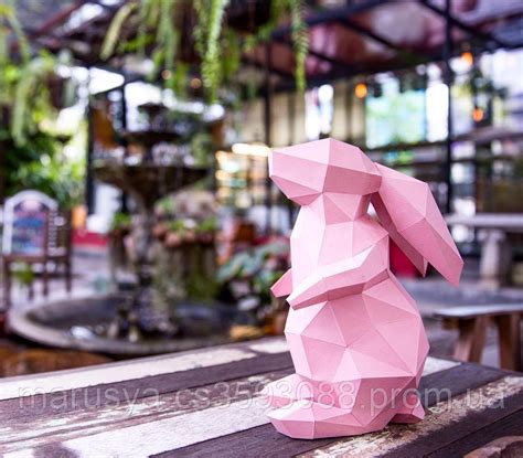 Купити 3 д модель з паперу різні кольори для дитячої творчості затишного інтерєру Papercraft 3д