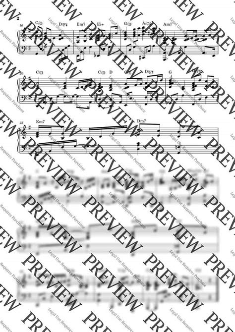 악보 박희정 그 사랑 피아노 스트링악보 By 엄탱탱피아노