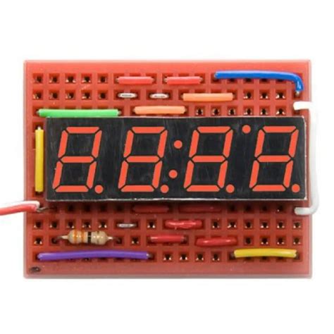 4 Digit 7 Segment Display Red Robotshop