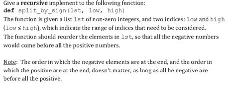 Solved Give A Recursive Implement To The Following Function Chegg