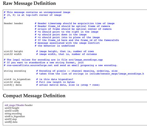 Rclpy Sensor Msgs Image Msg