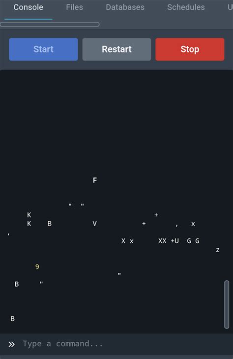 Interacting With Console On Mobile Makes It Unreadable · Issue 4561 · Pterodactylpanel · Github