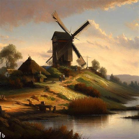 풍차 렘브란트 하르먼손 판 레인