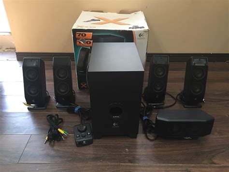 Logitech X 540 5 1 Surround Sound Speaker System With Reverb