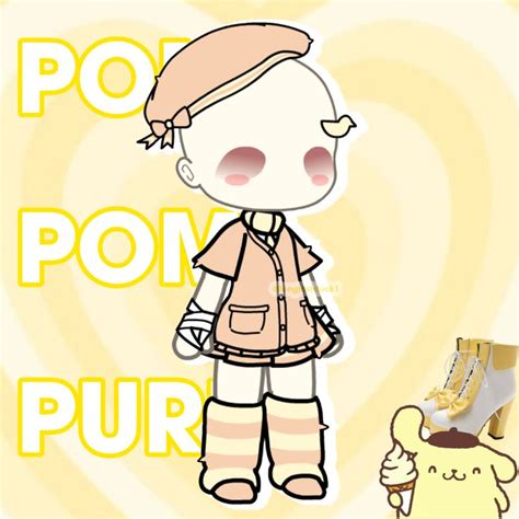 Pompompurin Gacha Life Outfit 💛 In 2025 Pom Pom Life Outfits