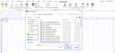 Open Run Process File Process Runner Excel Add In