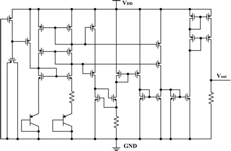 Schematic Diagram Of The Proposed Ptat Temperature Sensor Download