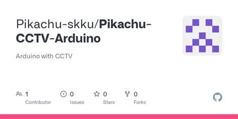 Github Pikachu Skkupikachu Cctv Arduino Arduino With Cctv