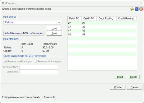 Reversals X9ware Llc