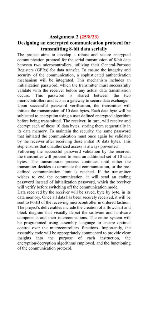 solved assignment 2 25 8 23 designing an encrypted