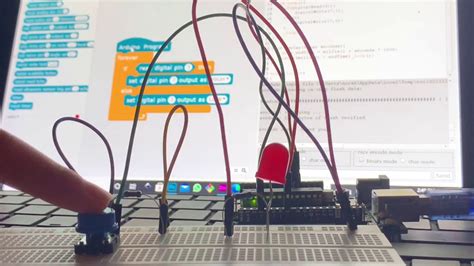 Fab Academy L Mblock Led And Push Button Youtube