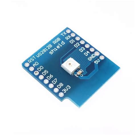 Wemos D1 Mini Ws2812b Rgb Led Sheild