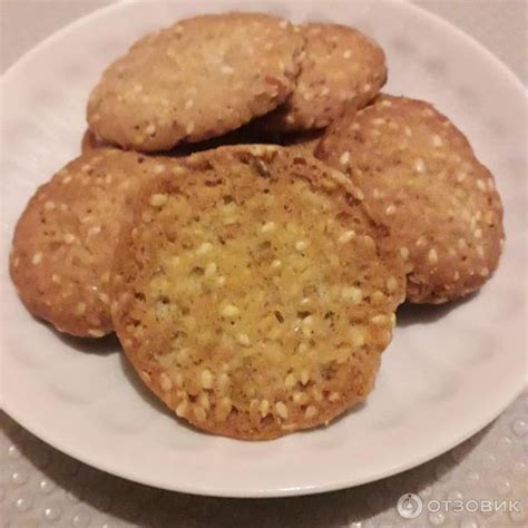 Отзыв о Печенье сдобное итальянское с семенами кунжута Delisse Хрустящее сдобное печенье к