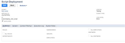 Basic Client Script Not Initating Rnetsuite