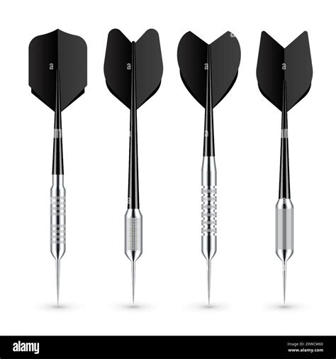 Black Dart Arrows With Metal Tip And Shadow Dart Throwing Sport Game Dartboard Equipment