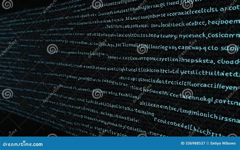 Black Background Hacker Code Stock Image Image Of Aigenerated Binary