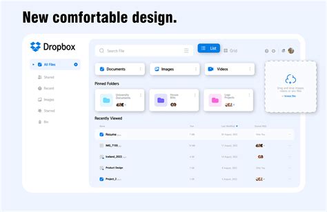 Dropbox Redesign On Behance