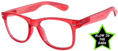 Glow In The Dark Nerd Glasses Glow In The Dark Nerd Glasses
