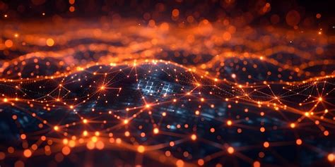 Premium Photo Hightech Digital Network Of Glowing Fiber Optic Connections And Quantum