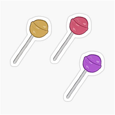 Lollipops Sticker For Sale By Ossiesh Redbubble