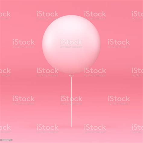 휴일 공기 풍선 3d 핑크 고무 풍선 파티 깜짝 장식 현실적인 벡터 일러스트 레이 션 3차원 형태에 대한 스톡 벡터 아트 및 기타 이미지 3차원 형태 가지 식물 부위