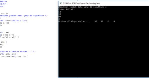 Membuat Selection Sorting Dengan C ~ Purnomo Developer