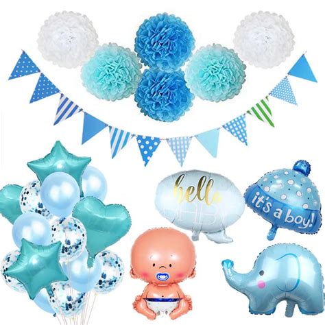 베이비 샤워 남아여아 장식 세트 남아 여아 아기 풍선 성별 공개 어린이 생일 파티 선물 용품파티 Diy 장식품 Aliexpress